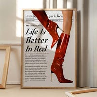 Red Boots - Etsy