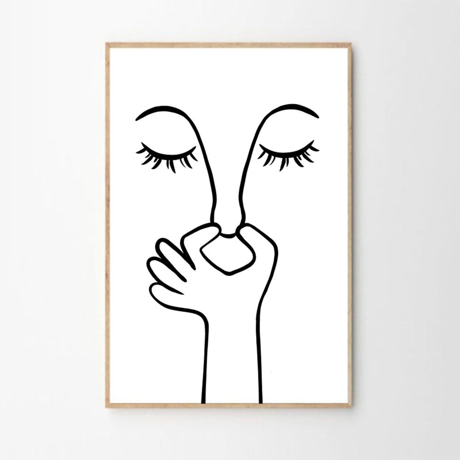 Bad Smell Humorous Art Canvas Poster, Cartoon Wall Art, Bathroom ...