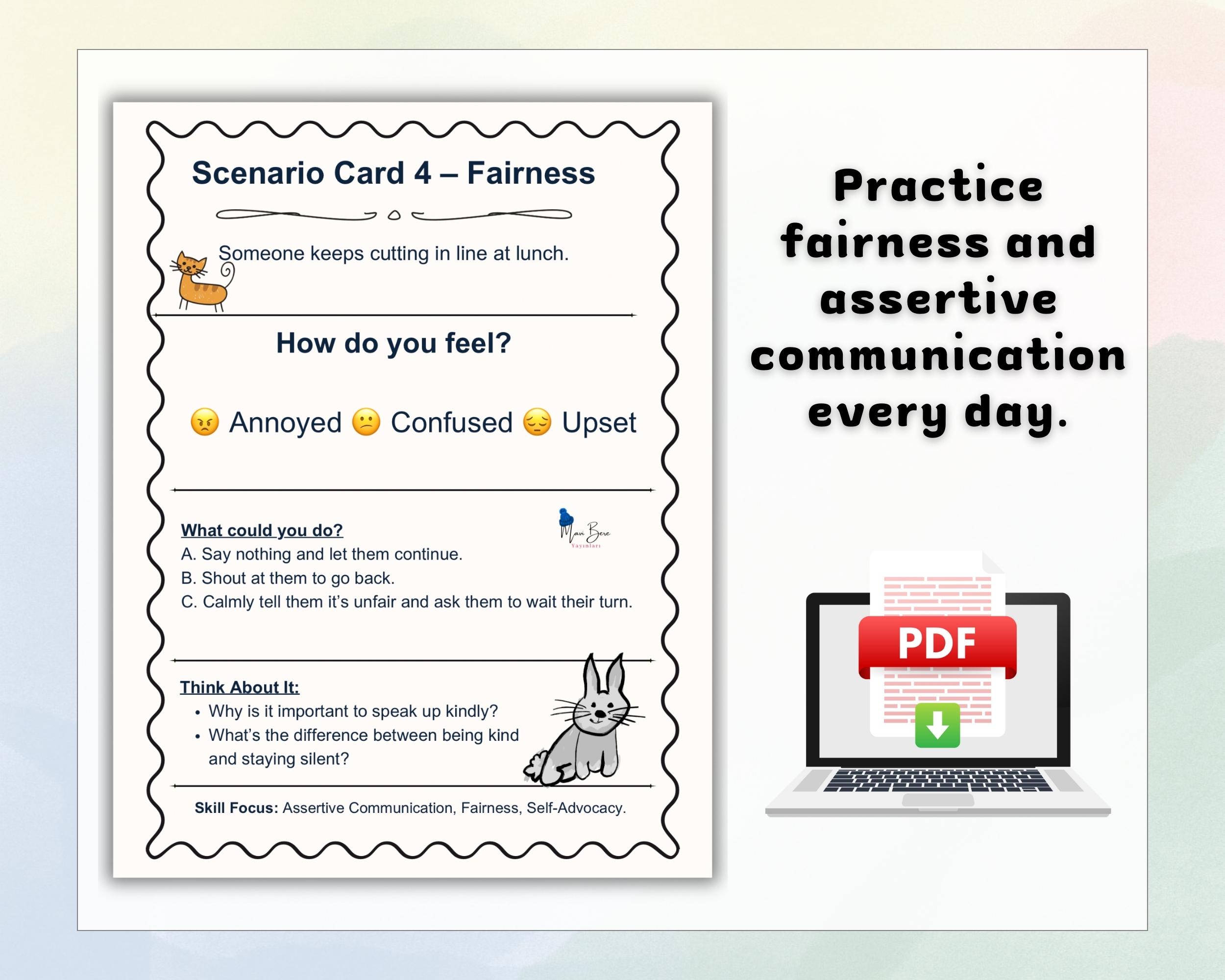 Problem Solving & SEL Printable Cards for Kids: Empathy, Growth Mindset ...