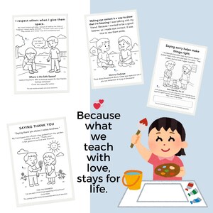 Social Skills Coloring Book for Kids, Emotional Learning Activities ...