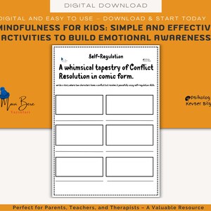Self-regulation Worksheets for Kids, Social Emotional Learning ...