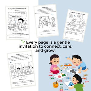 Social Skills Coloring Book for Kids, Emotional Learning Activities ...