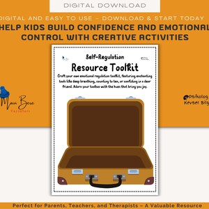 Self-regulation Worksheets for Kids, Social Emotional Learning ...