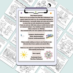 Social Skills Coloring Book for Kids, Emotional Learning Activities ...