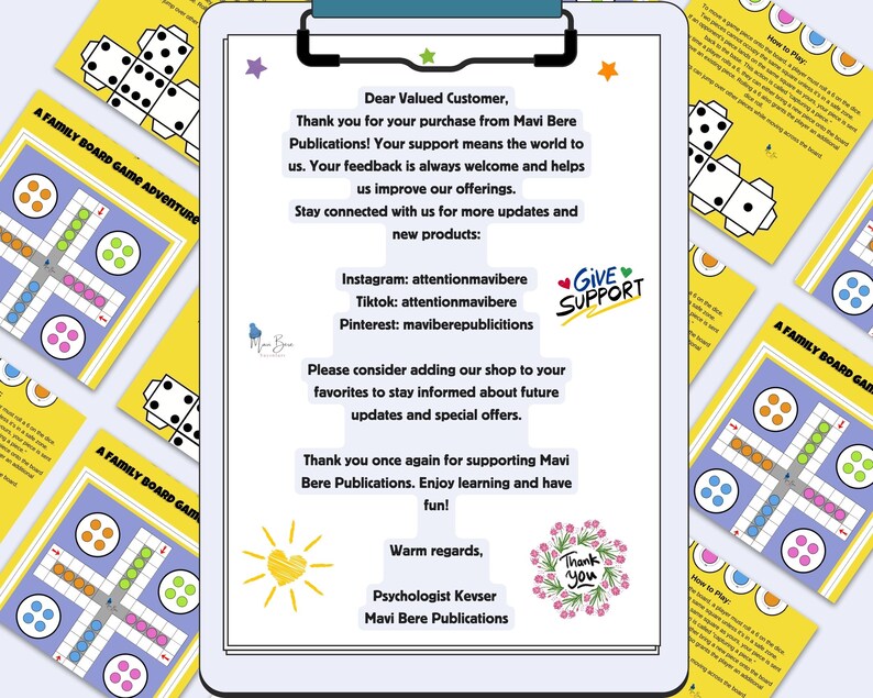 Focus Quest Family Board Game: Fun Problem Solving (digital Download ...