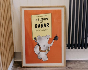 babar the elephant posters uk