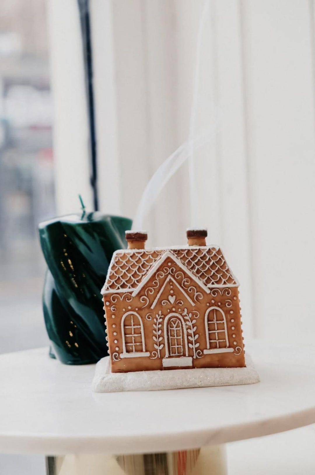 Gingerbread House Incense Cone Burner - Etsy