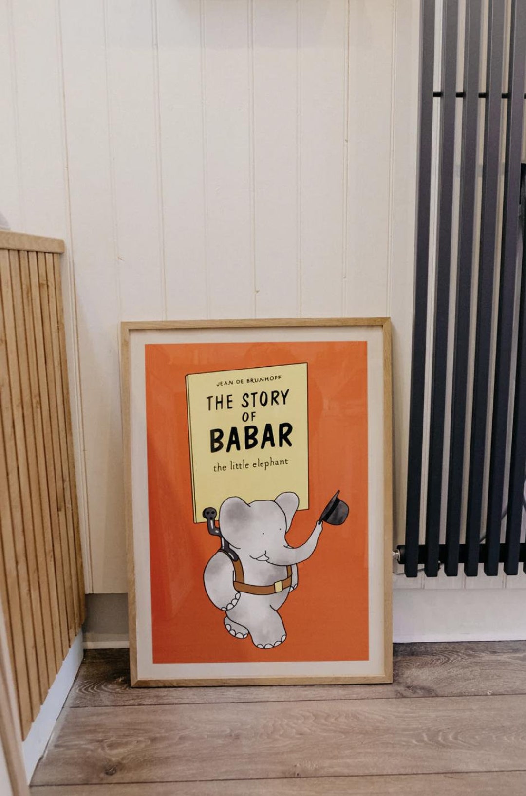 Babar Elephant Inspired - Babar the Story Print 50cm X 70cm | French ...