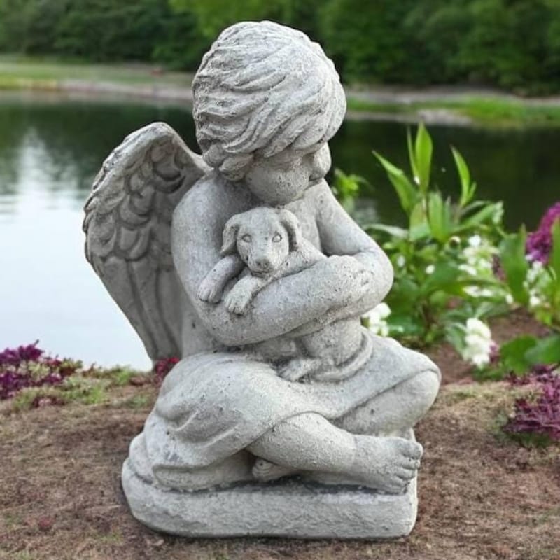 Angel Boy Garden - Etsy
