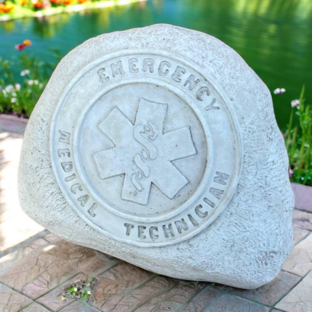 Medical Rock Statue, Outdoor Stone Ornament, Lawn Concrete Idea, Large ...