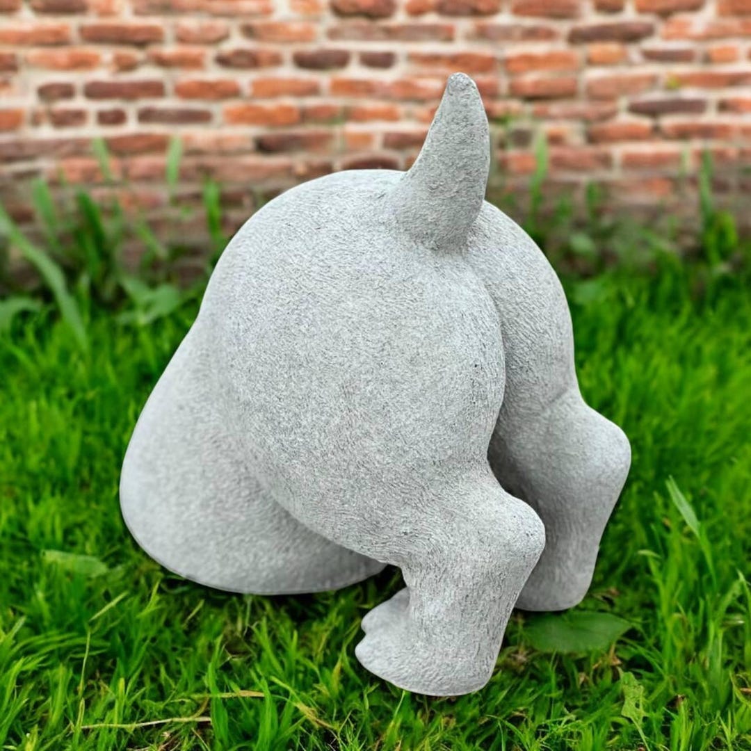 Digging Dog Statue, Garden Animal Decor, Backyard Pet Figure, Dog Lawn ...
