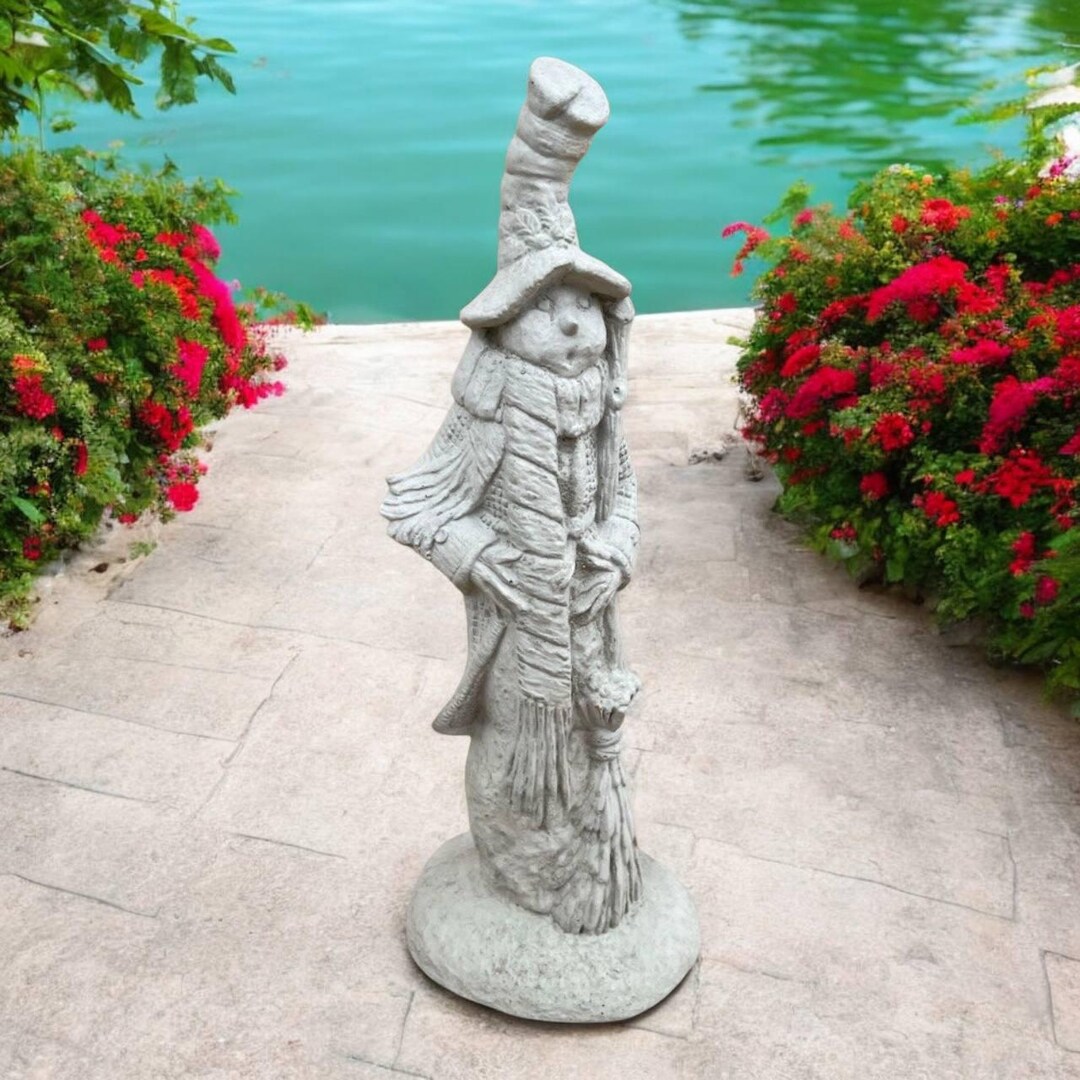Scarecrow Garden Statue, Yard Bugaboo Art, Lawn Scarecrow Decor ...