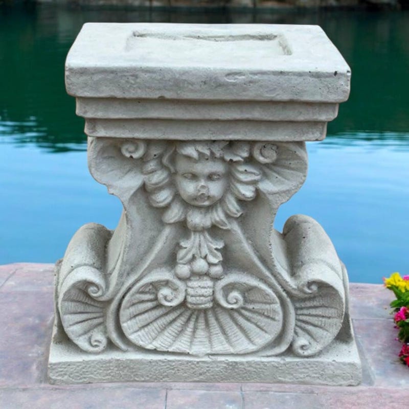 Concrete Pedestal - Etsy