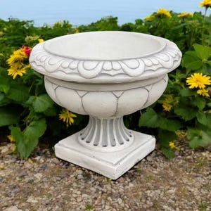 Massive Large Planter Statue, Backyard Plant Pot Figure, Outdoor Vase ...