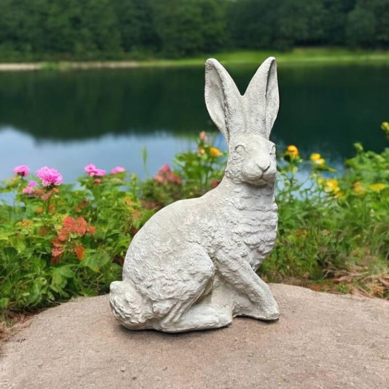 Large Rabbit Statue - Etsy