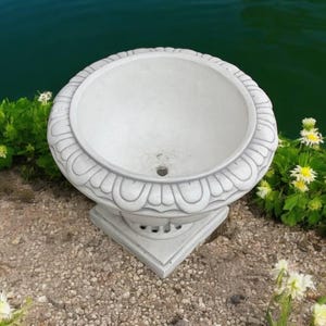 Massive Large Planter Statue, Backyard Plant Pot Figure, Outdoor Vase ...