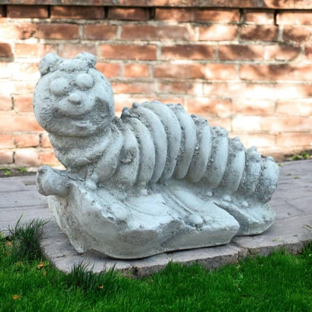 Lawn Worm Figure, Garden Caterpillar Statue, Yard Worm Ornament ...