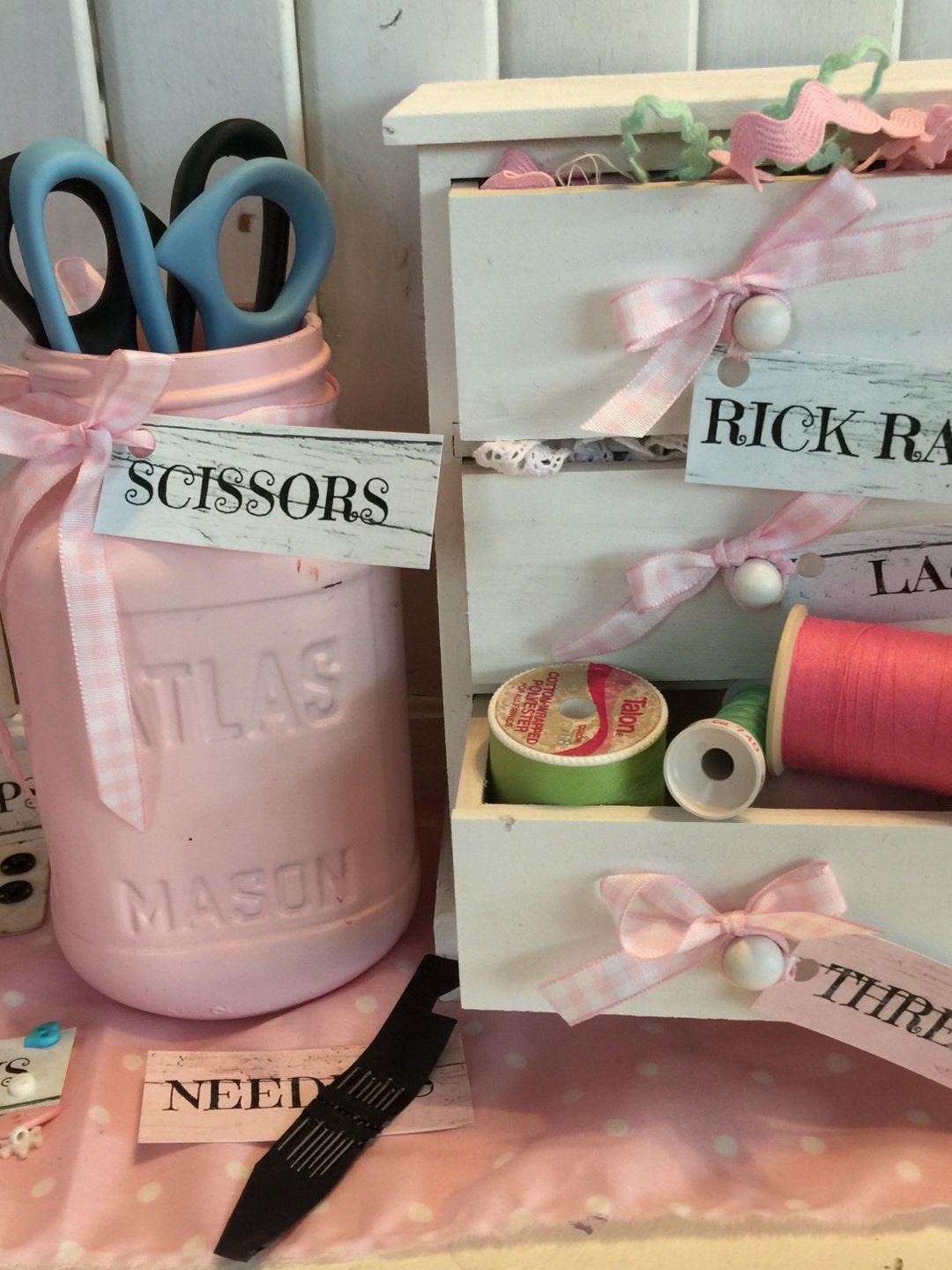 Sewing Labels Pastel Shiplap Printable Labels Sewing and Blank Labels ...