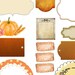 Autumn Clipart, Junk Journal Labels, Watercolor Fall Ephemera - Etsy