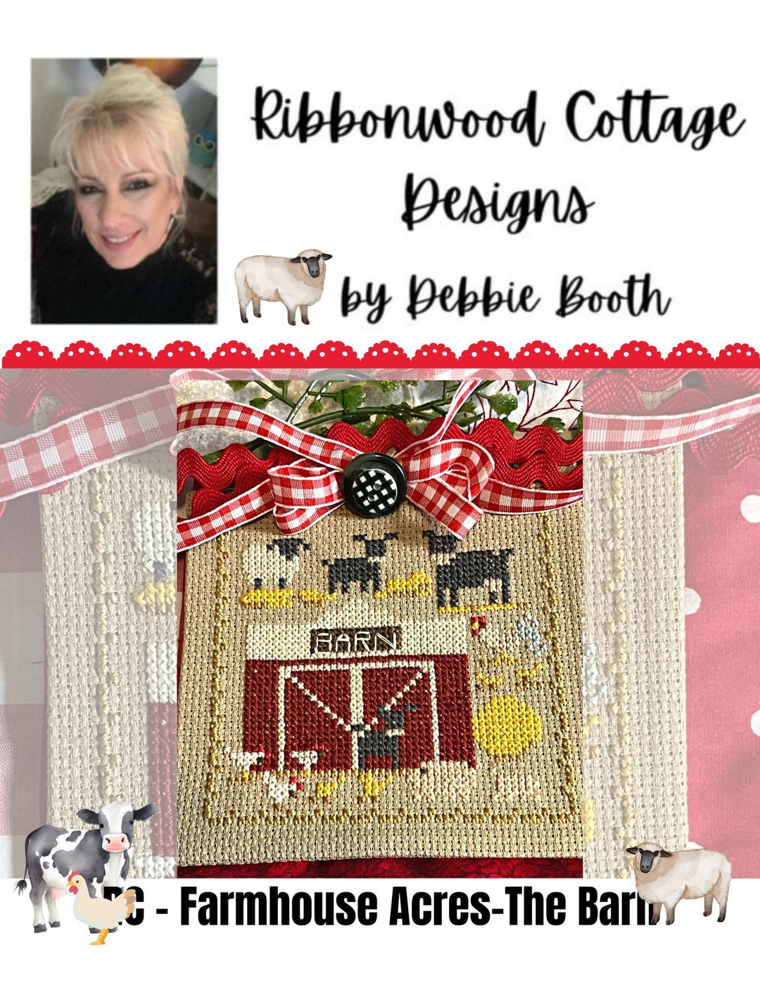 Cross Stitch Pattern | Farmhouse Acres the Barn | Cross Stitch Pattern ...