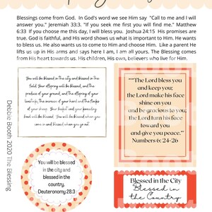 The Blessing Mini Devotional Journal Printable Bible Study Planner ...