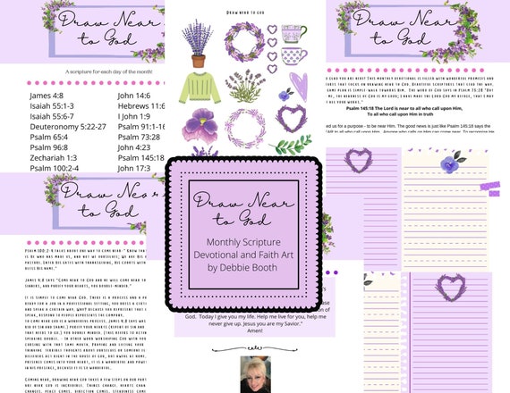 Devotional Journal Printable Bible Study Planner Prayer - Etsy