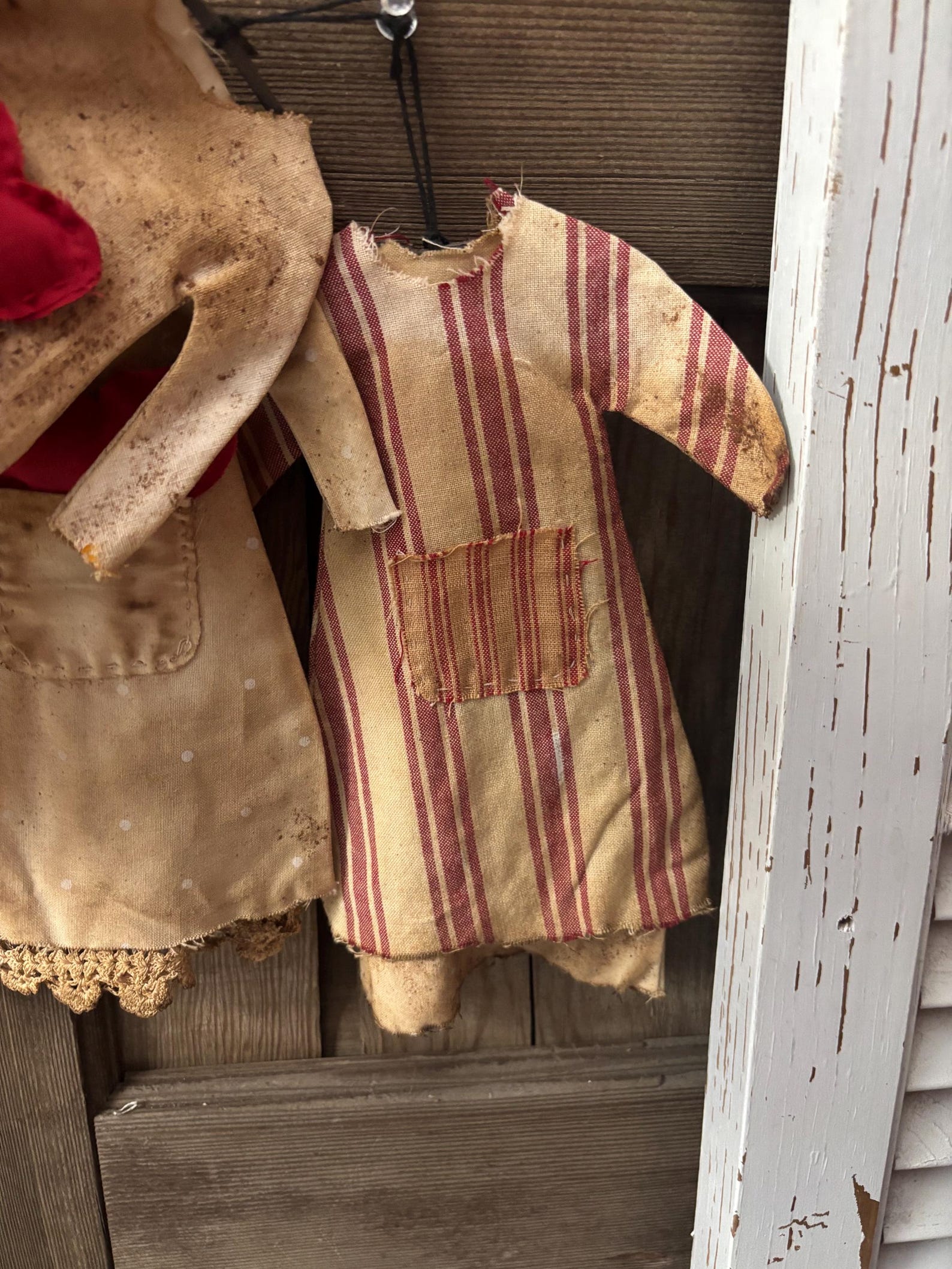 Prim Dress & Slip Sewing Pattern | 9" Doll Clothes, Heart Applique (PDF ...