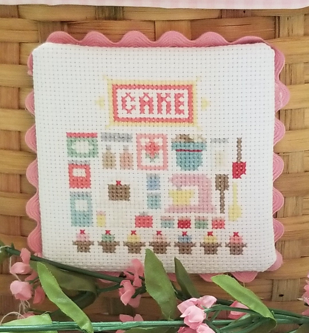 Cross Stitch Pattern Cake Baking PDF Download - Etsy