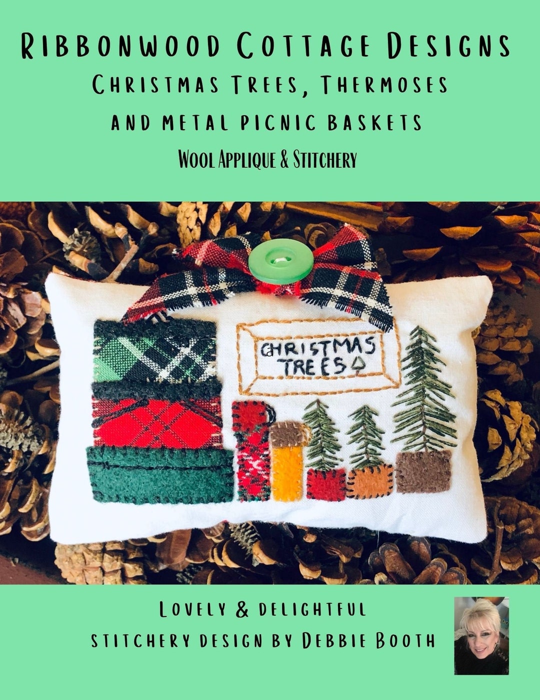 Wool Felt Applique Pattern Christmas Pattern Stitchery - Christmas ...