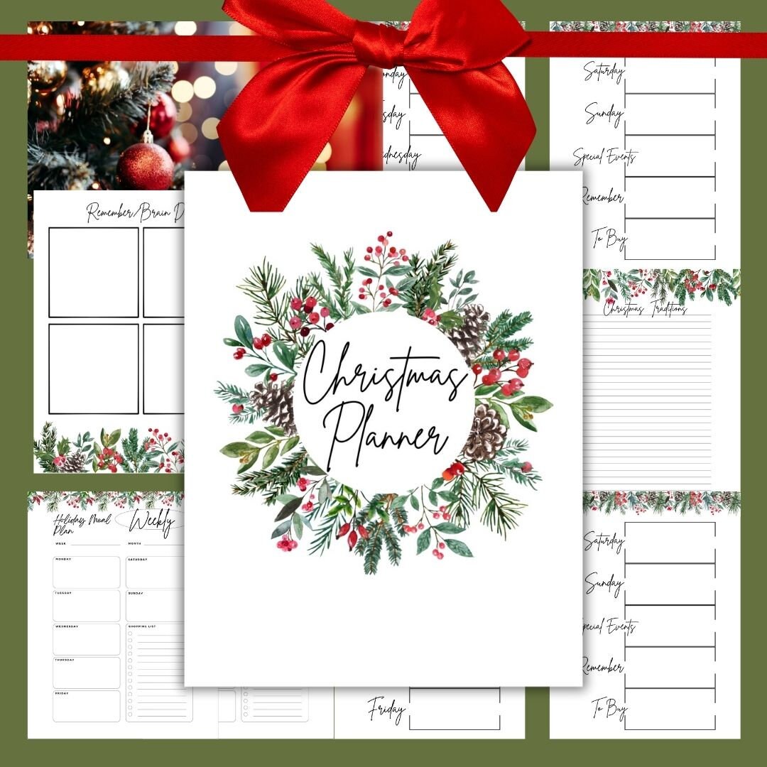 Christmas Planner Bundle | Christmas Planner Printable | 35 Page ...