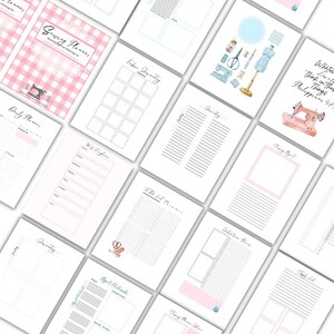 Sewing Planner 100 Pages | PRINTABLE Sewing Planner | Inventory ...