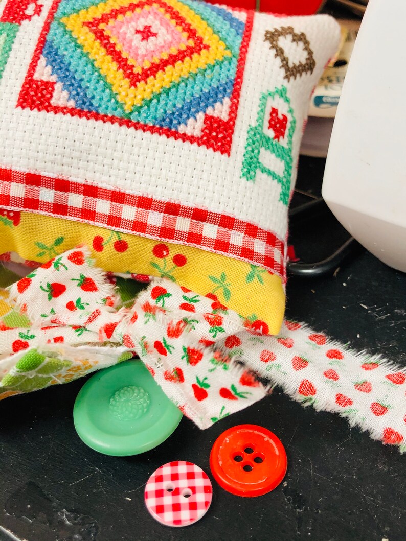 Cross Stitch Pattern Vintage Farmhouse Quilt Cross Stitch | Etsy