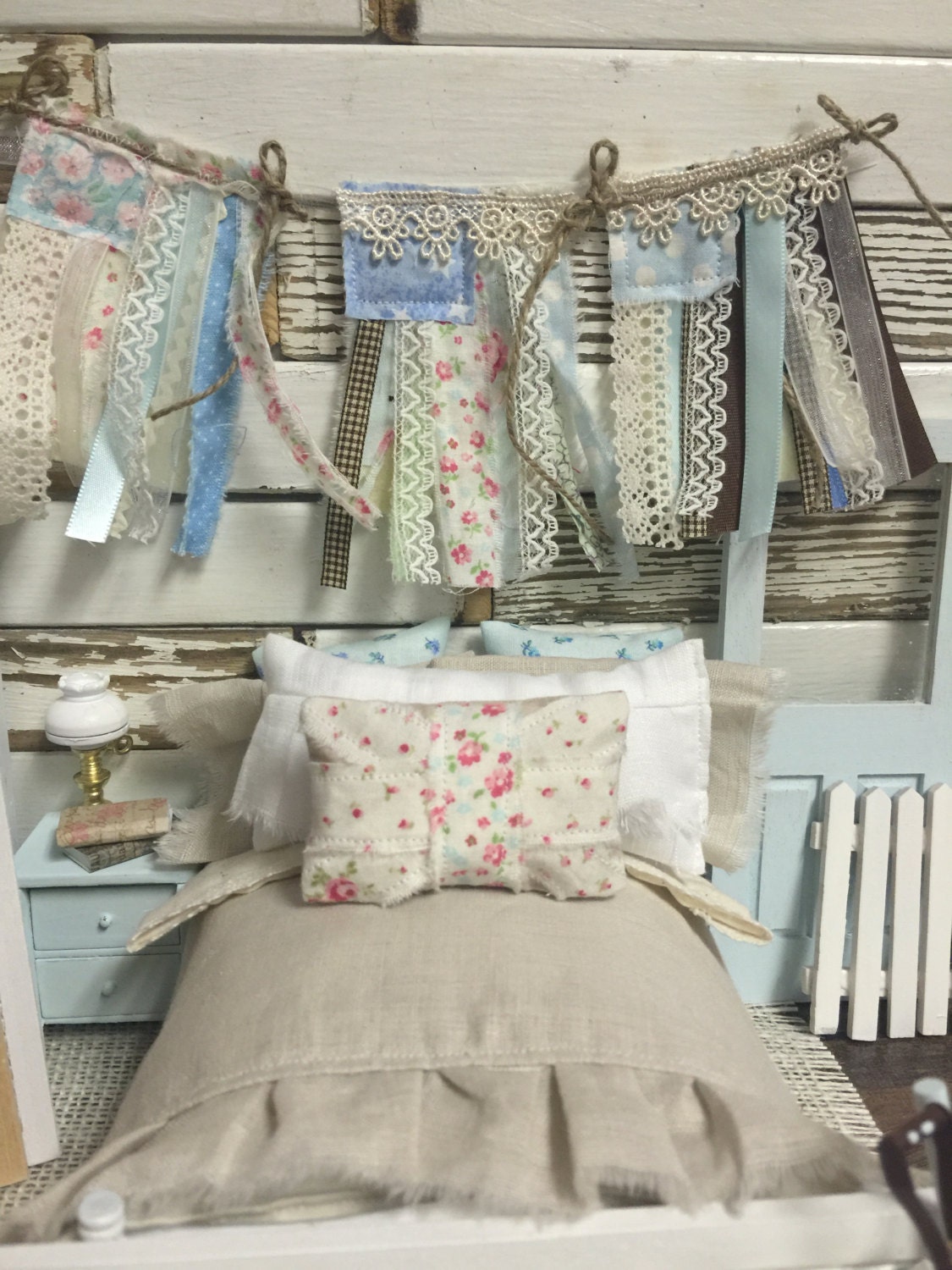 Sewing Pattern Miniature Dollhouse Country Shabby Flag and - Etsy