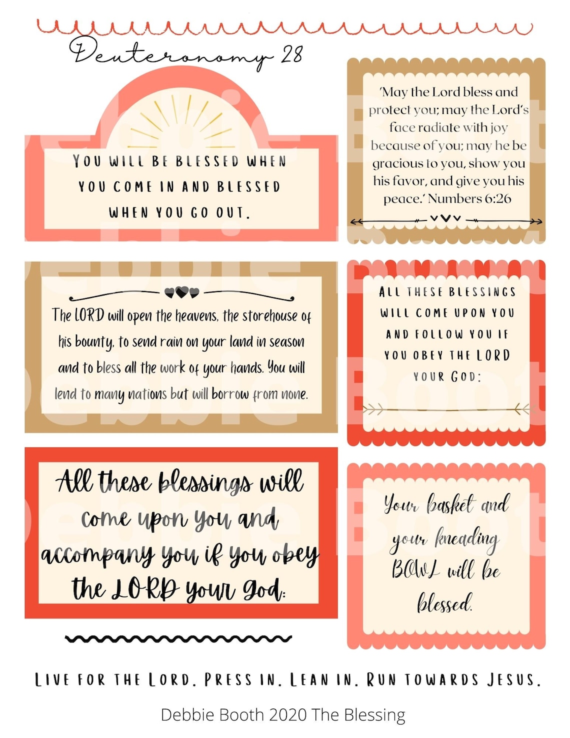 The Blessing Mini Devotional Journal Printable Bible Study Planner ...