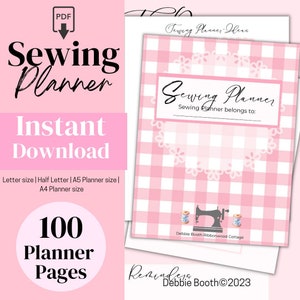 Sewing Planner 100 Pages | PRINTABLE Sewing Planner | Inventory ...