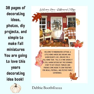 Saleminiature Fall Decorating Ideas 2022 Ebook Decorating DIY Pattern ...