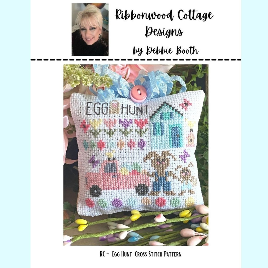 Easter Egg Hunt Cross Stitch Pattern | Immediate Pattern Download - Etsy
