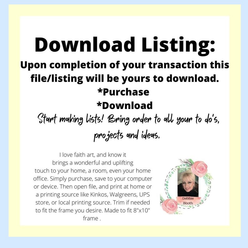 Floral Planner Printable Daily Weekly Monthly Habit Tracker to Do ...
