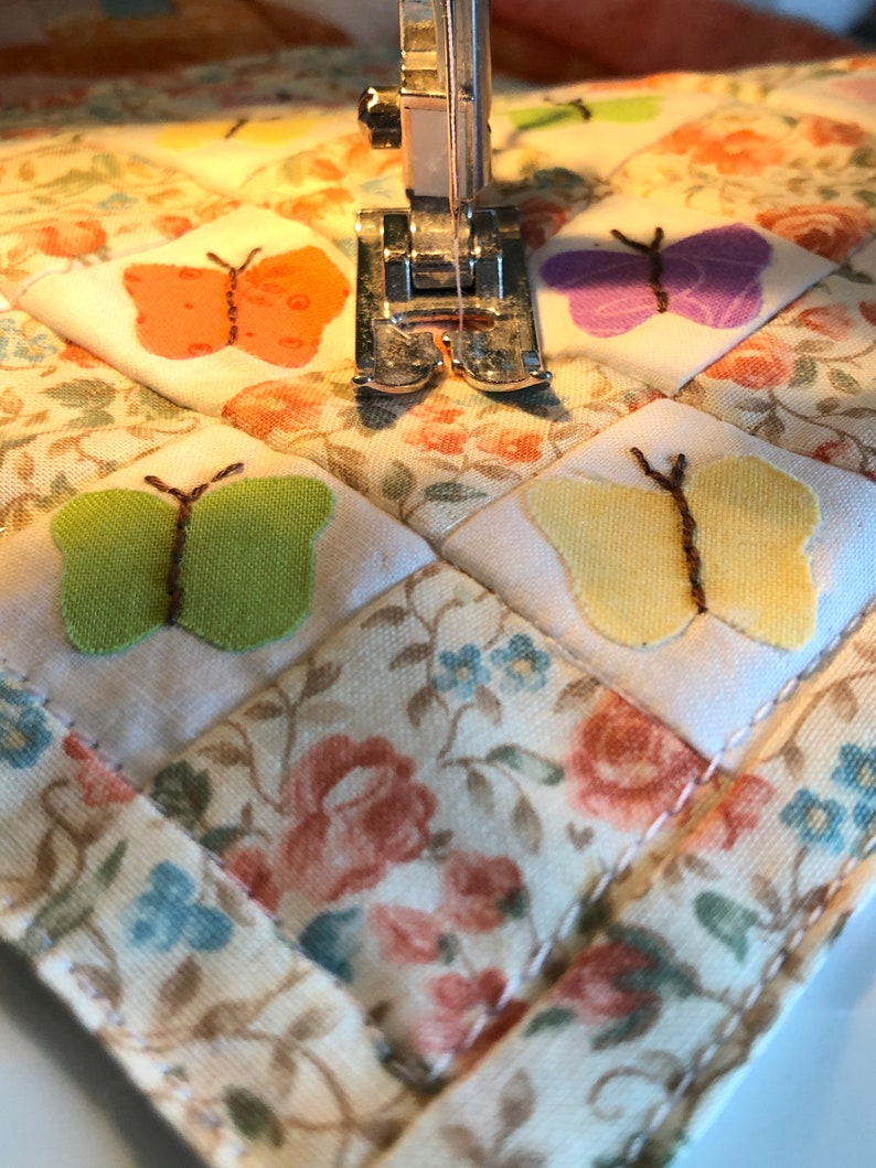 Miniature Quilt Sewing Pattern Vintage Style Butterfly Quilt 6 - Etsy