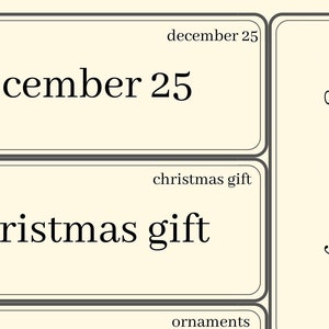 Traditional Christmas Flash Cards, Ephemera, Collage, Digital Download ...