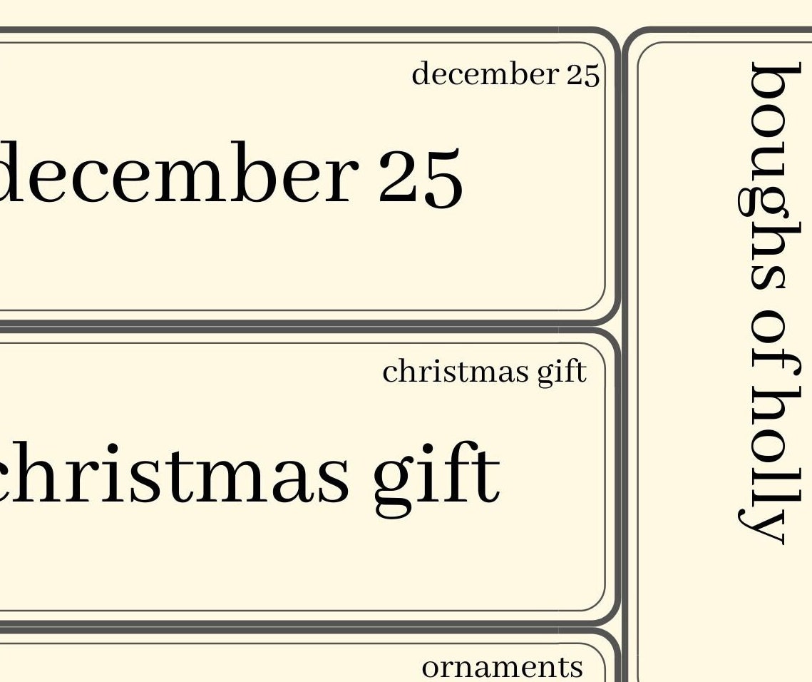 Traditional Christmas Flash Cards, Ephemera, Collage, Digital Download ...