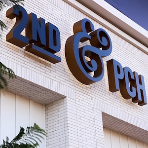 Storefront Sign, Backlit Business Sign, 3D Letter Sign, Salon Sign ...