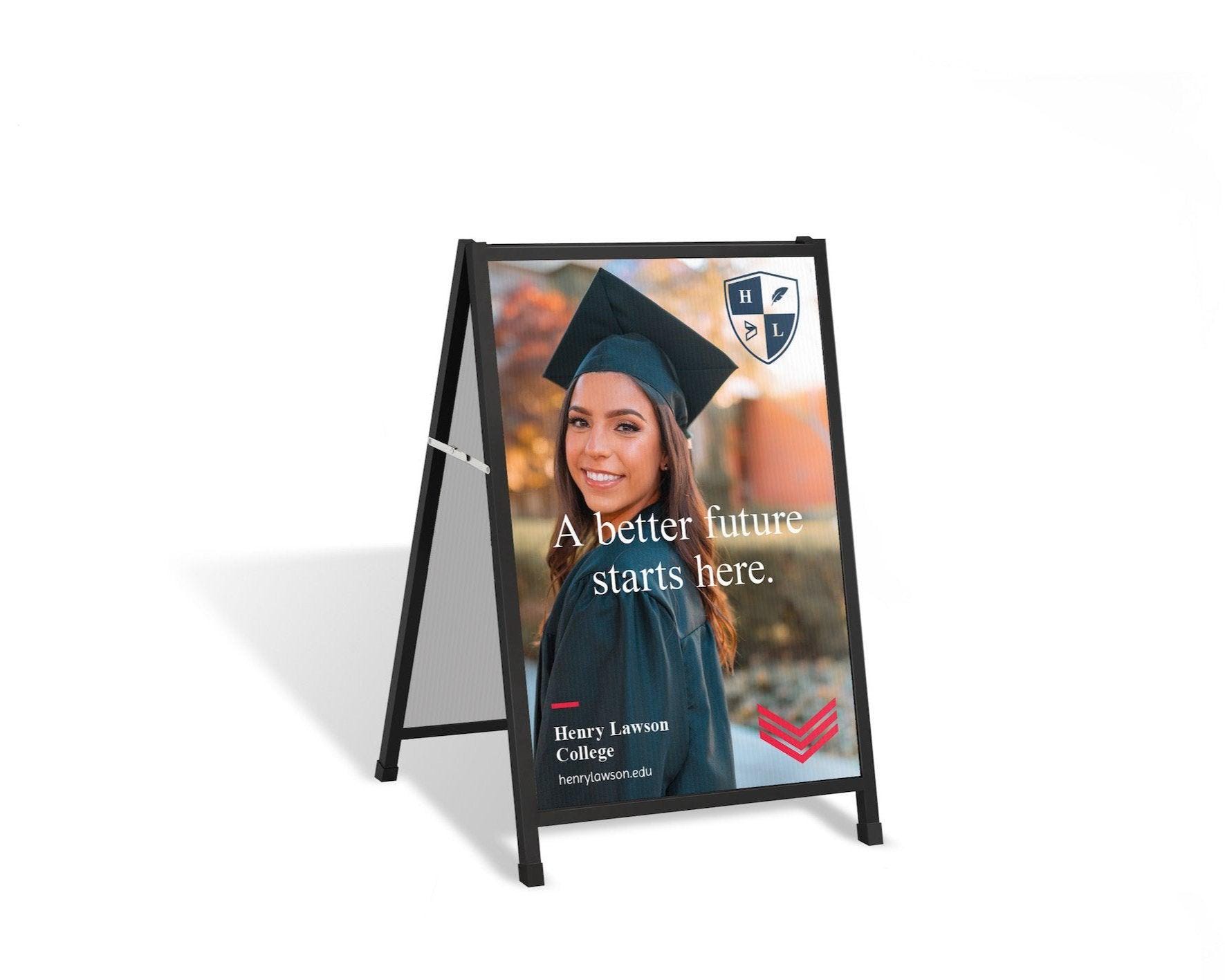 Custom Cafe Board, Custom A Frame, Frame Sign, Outdoor Standing Sign ...