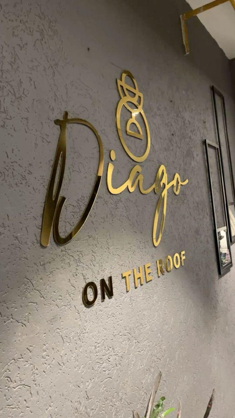Laser Cut Business Logo : Nails Salon Sign, Personalized Office ...