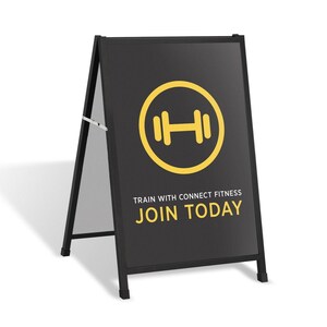 Custom A-frame Sign, Menu Signage, Outdoor Sidewalk Signs, Sandwich ...