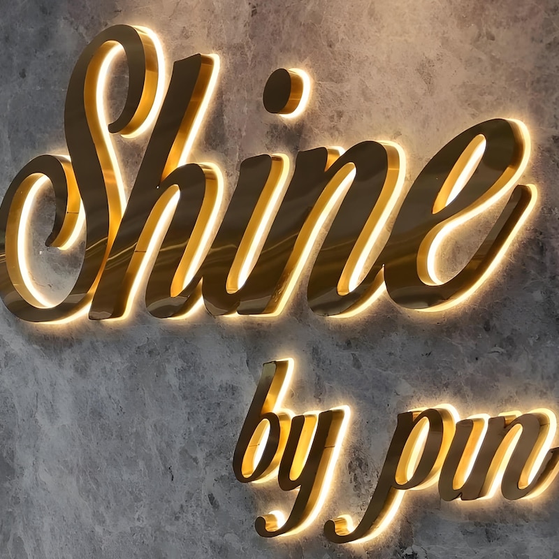 Business Lit Sign - Etsy