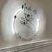Acrylic Round Sign, Neon Acrylic Sign, Light up Sign, Backlit Business ...