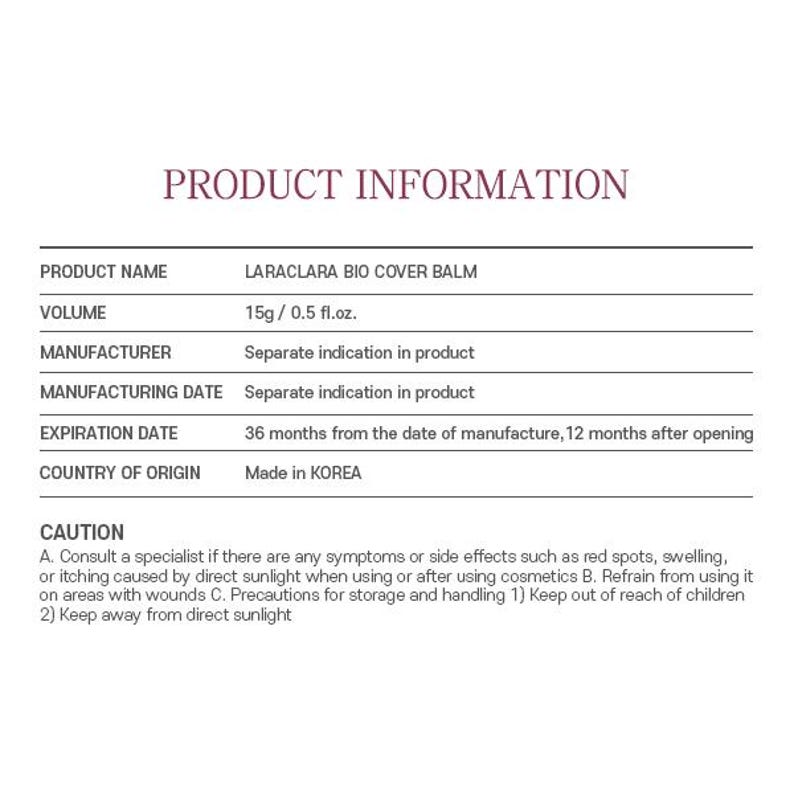 LARA CLARA Bio Cover Balm BB Cushion (made in Korea) - Etsy