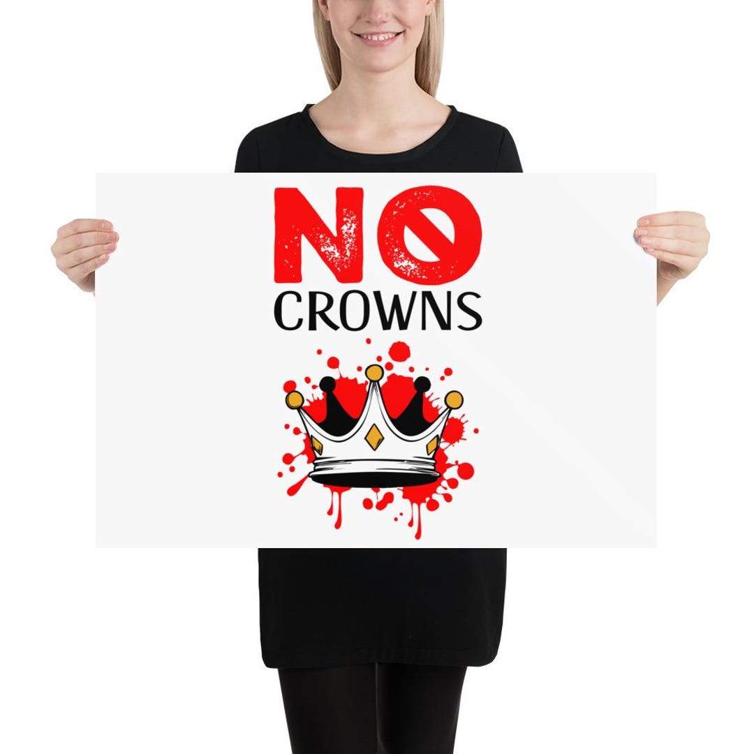 No Crowns Photo Paper Poster - Etsy