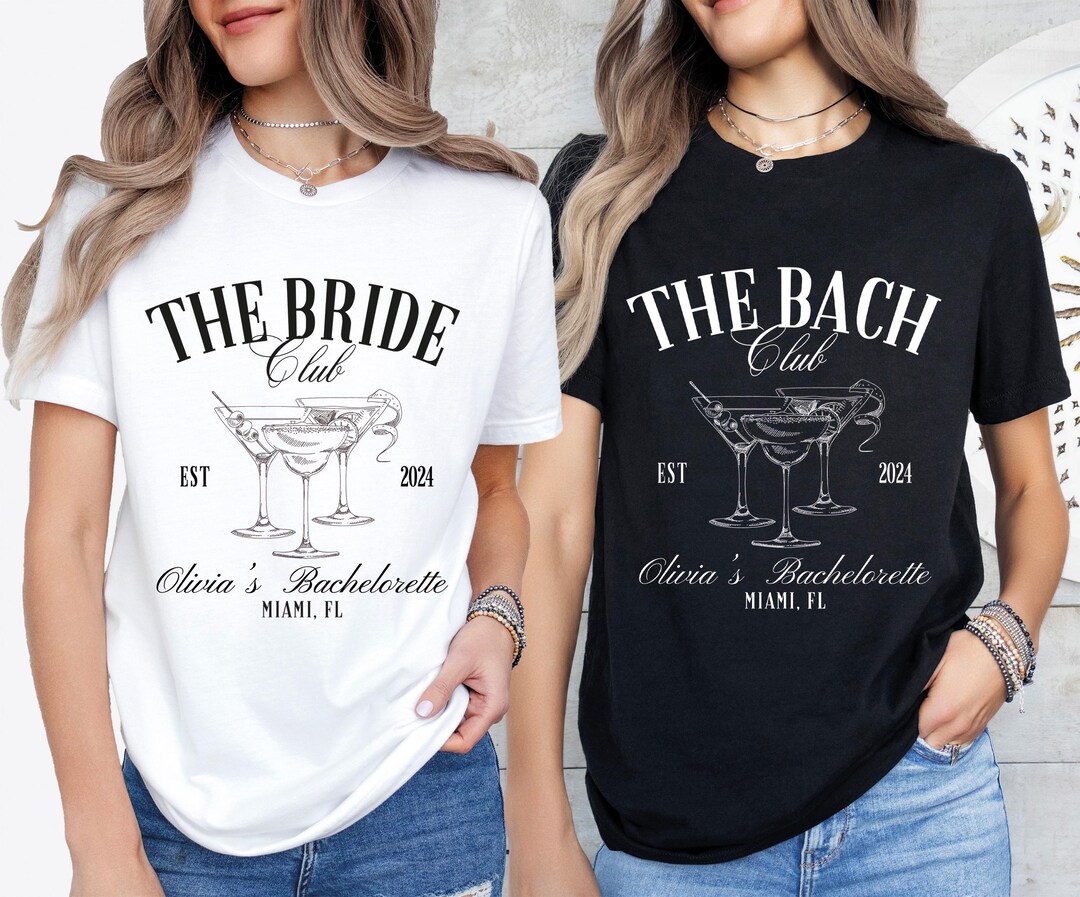 The Bride Club Shirt, Custom Bachelorette Party Sweatshirt, Bridal ...